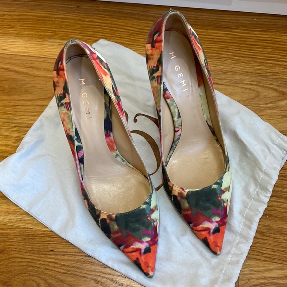 M. Gemi | Shoes | M Gemi The Cammeo Heel In Impressionism Fabric Euro ...